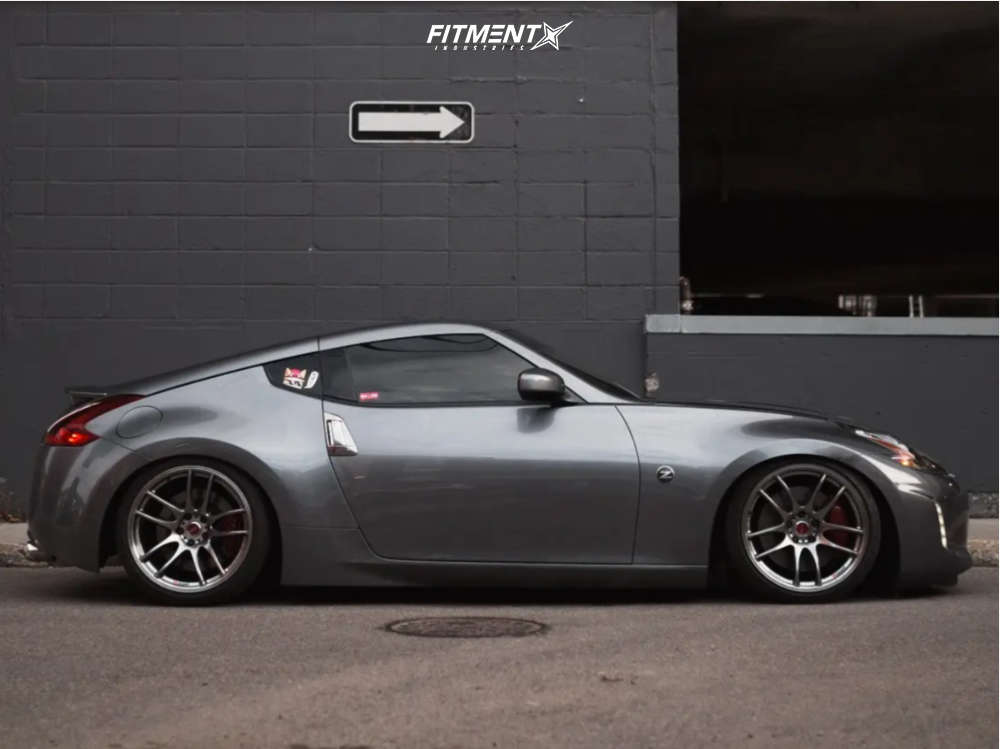 2019 Nissan 370Z Sport with 19x9.5 Work Emotion Cr Kiwami and Pirelli ...