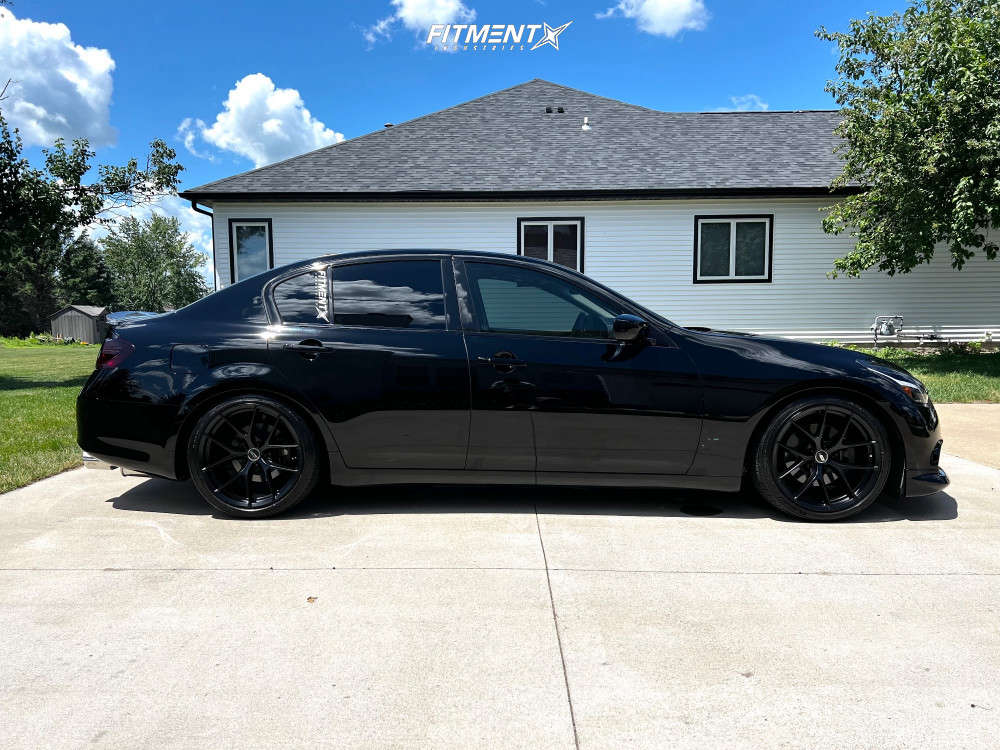 2013 INFINITI G37 X with 19x9.5 ESR Rf2 and Michelin 255x35 on ...