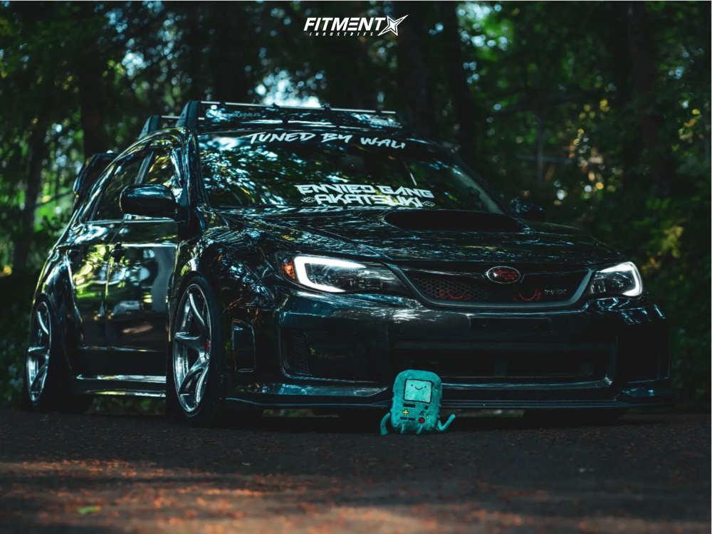 2014 Subaru WRX Base with 18x9.5 Kansei Tandem and Lancaster 225x40 on ...