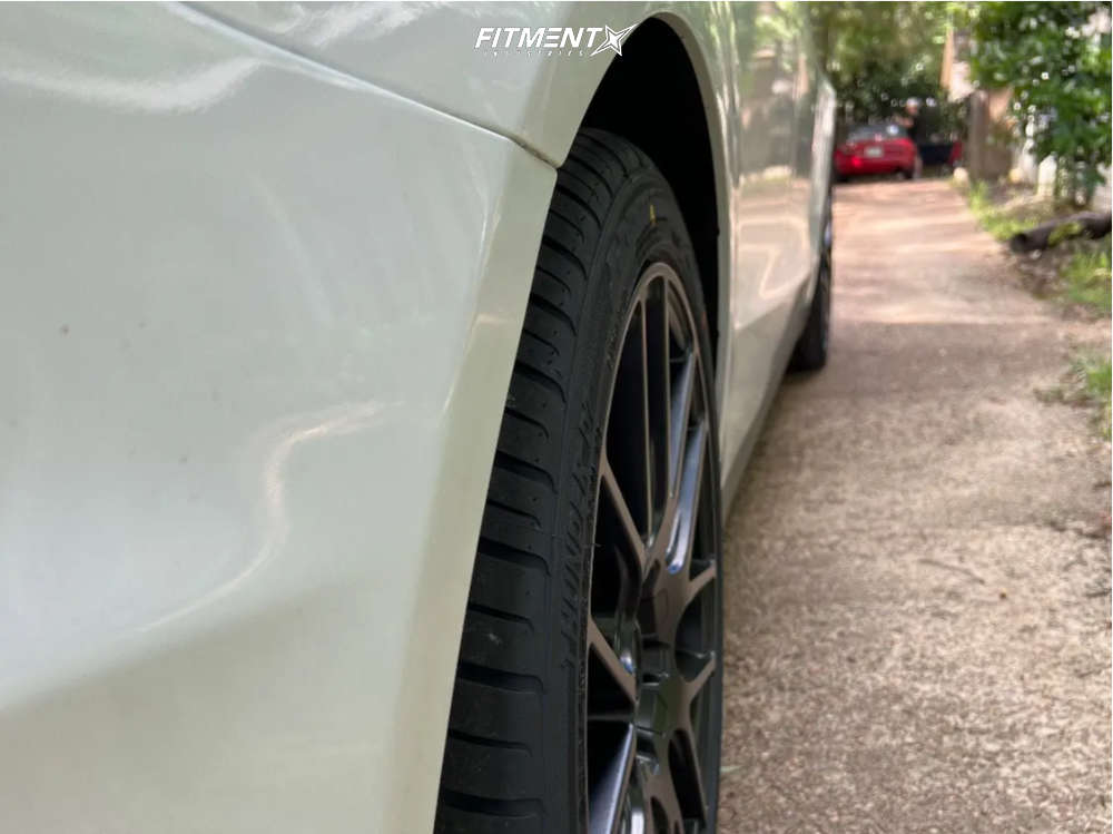 2014 Ford Fusion S with 18x8 Voxx Orso and Delinte 235x40 on Stock ...