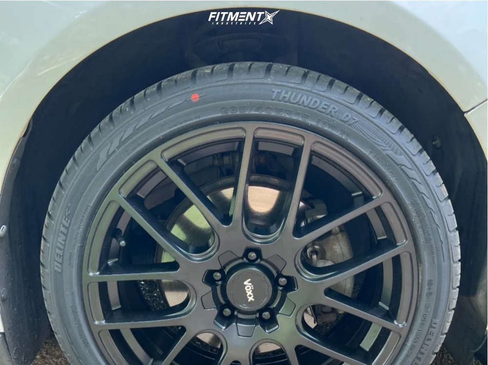 2014 Ford Fusion S with 18x8 Voxx Orso and Delinte 235x40 on Stock ...