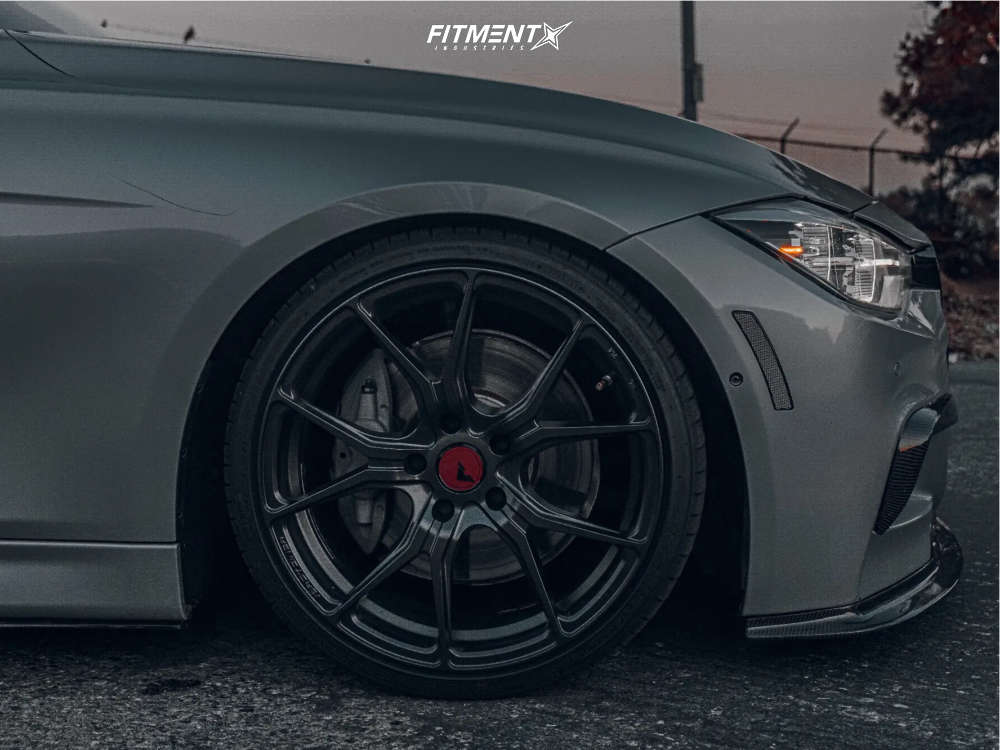 2017 BMW 340i Base with 19x8.5 Vorsteiner V-ff103 and Falken 225x35 on ...