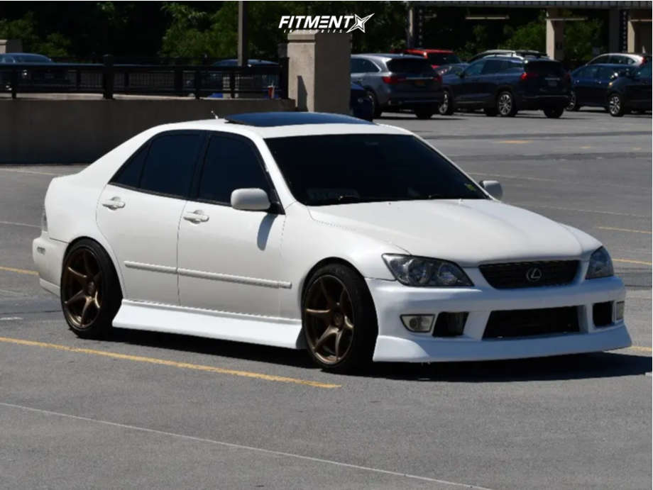 2001 Lexus IS300 Base with 18x9 Kansei Tandem and Pirelli 225x40 on ...