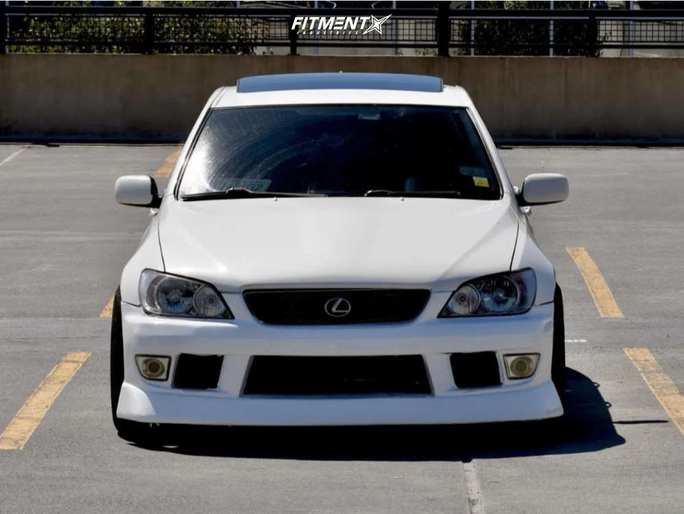 2001 Lexus IS300 Base with 18x9 Kansei Tandem and Pirelli 225x40 on ...