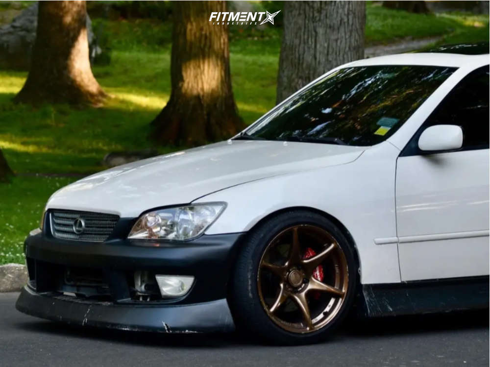 2001 Lexus IS300 Base with 18x9 Kansei Tandem and Pirelli 225x40 on ...