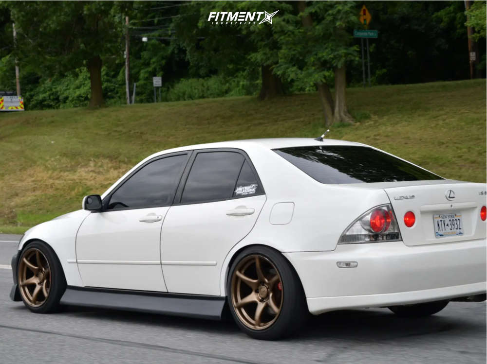 2001 Lexus IS300 Base with 18x9 Kansei Tandem and Pirelli 225x40 on ...