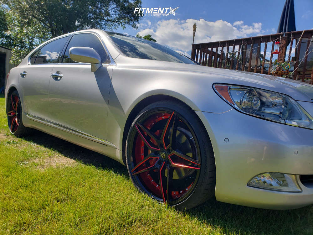 2007 Lexus LS460 L with 22x9 Marquee Luxury M3259 and Centennial 255x30 ...