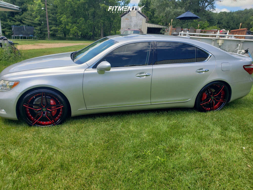 2007 Lexus LS460 L with 22x9 Marquee Luxury M3259 and Centennial 255x30 ...
