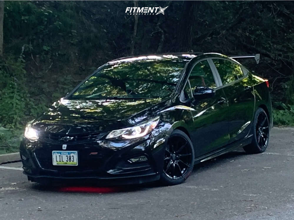 2018 Chevrolet Cruze Premier with 18x8 DRW D19 and Lexani 225x40 on ...