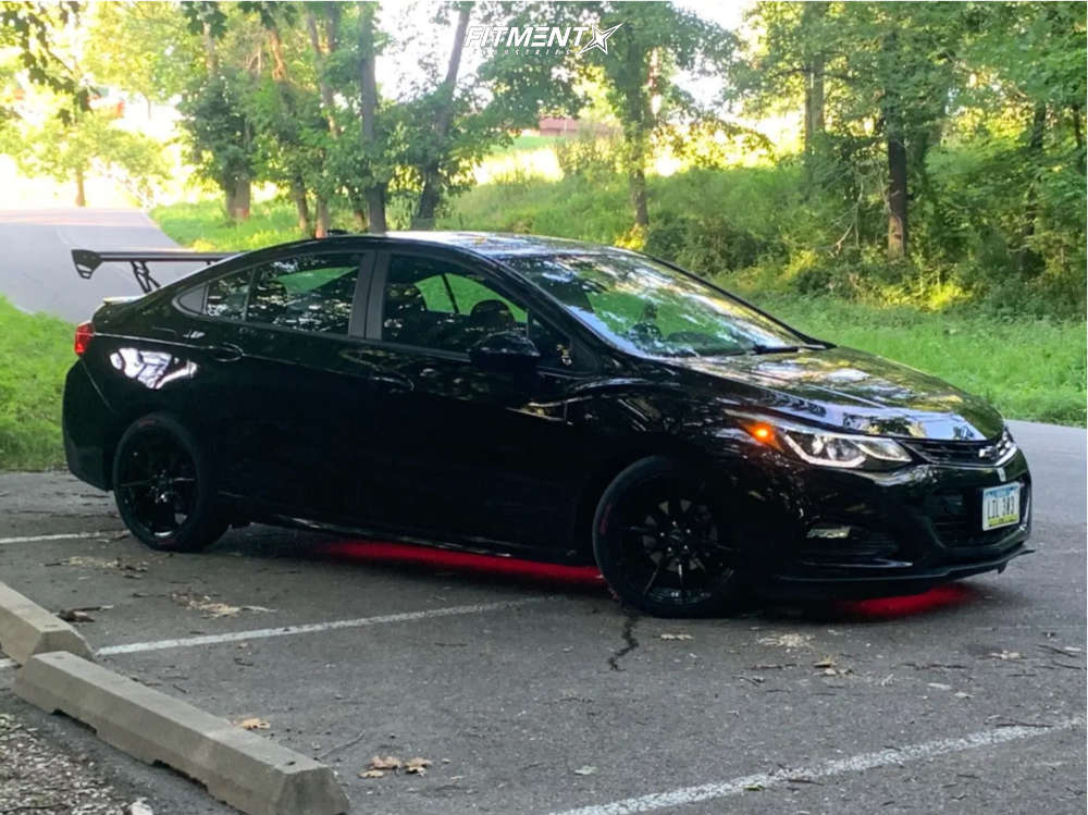 2018 Chevrolet Cruze Premier with 18x8 DRW D19 and Lexani 225x40 on ...