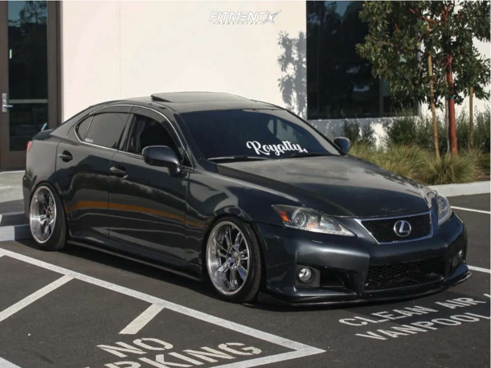 2006 Lexus IS250 Base with 18x9.5 Weds Glossa and Delinte 215x40 on ...