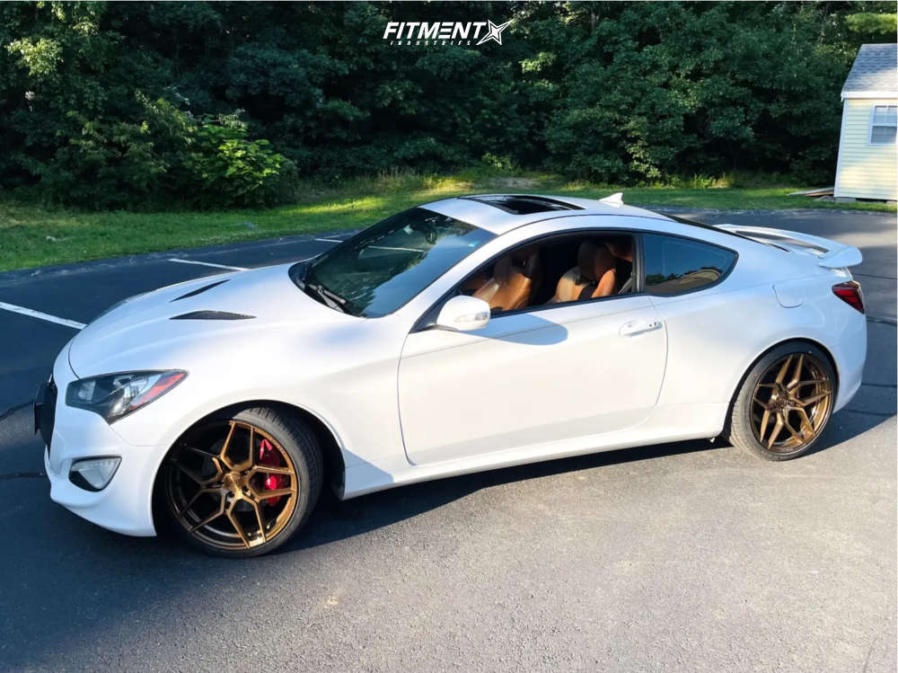 2015 Hyundai Genesis Coupe 3.8 Ultimate with 20x9 Rohana Rfx11 and ...