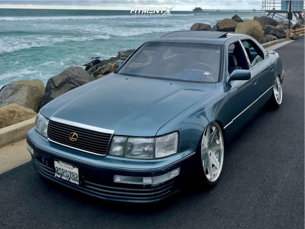 1990 Lexus LS400 Base with 19x9.5 Leon Hardiritt Waffe and Delinte ...