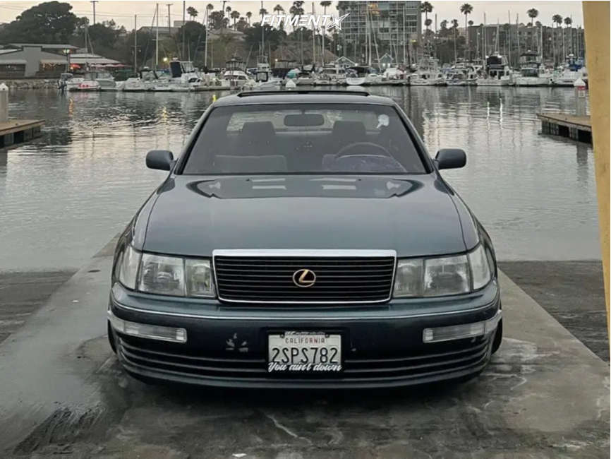1990 Lexus LS400 Base with 19x9.5 Leon Hardiritt Waffe and Delinte ...