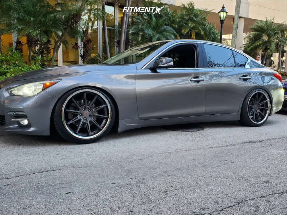 2014 INFINITI Q50 Premium with 20x10 Ferrada CM2 and Delinte 255x35 on ...