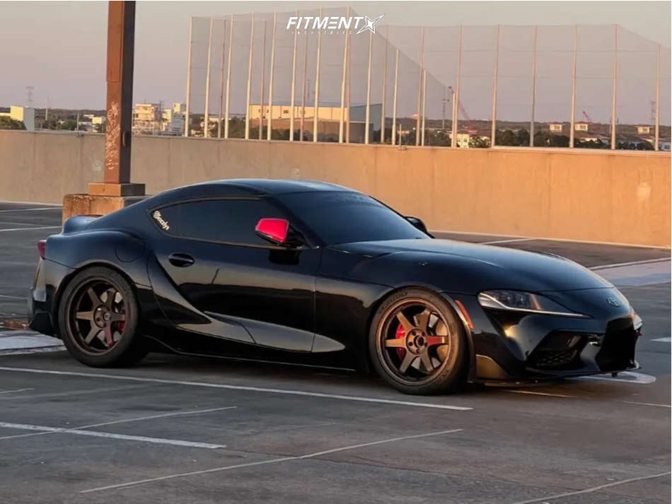 2020 Toyota GR Supra Launch Edition with 19x9.5 Volk Te37sl and ...