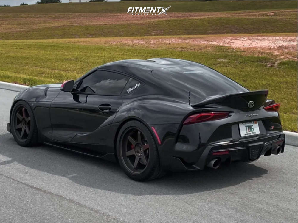 2020 Toyota GR Supra Launch Edition with 19x9.5 Volk Te37sl and ...
