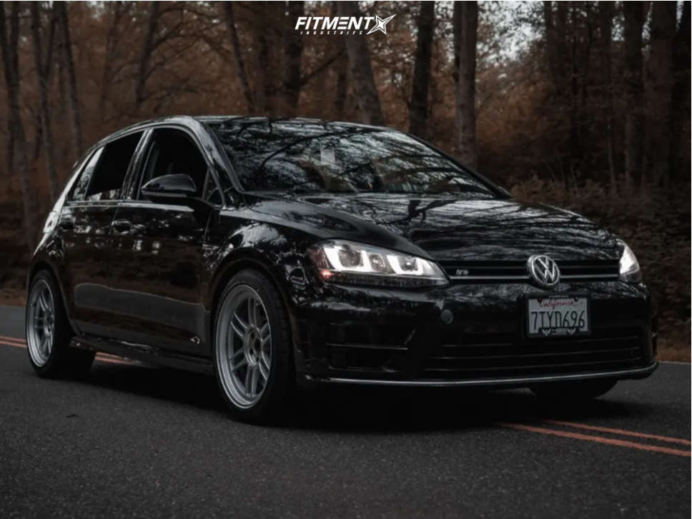 2016 Volkswagen Golf R Base with 18x9 Enkei Rpf1 and Nitto 235x40 on ...
