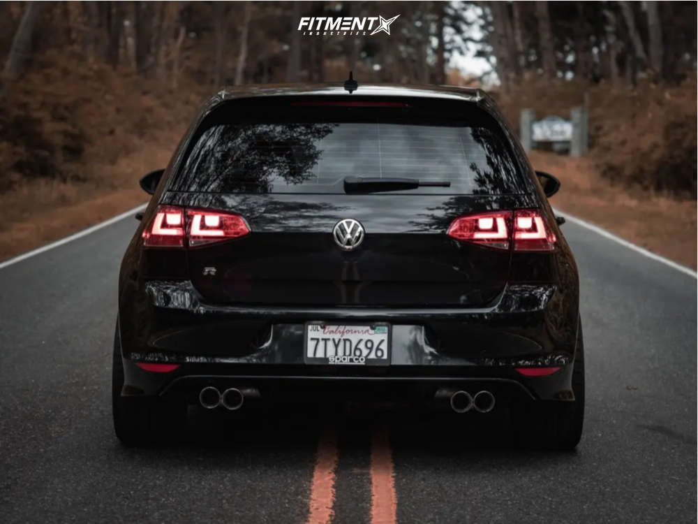 2016 Volkswagen Golf R Base with 18x9 Enkei Rpf1 and Nitto 235x40 on ...