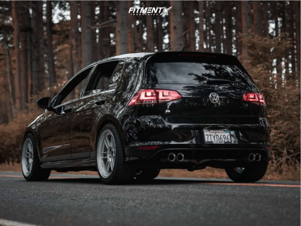 2016 Volkswagen Golf R Base with 18x9 Enkei Rpf1 and Nitto 235x40 on ...