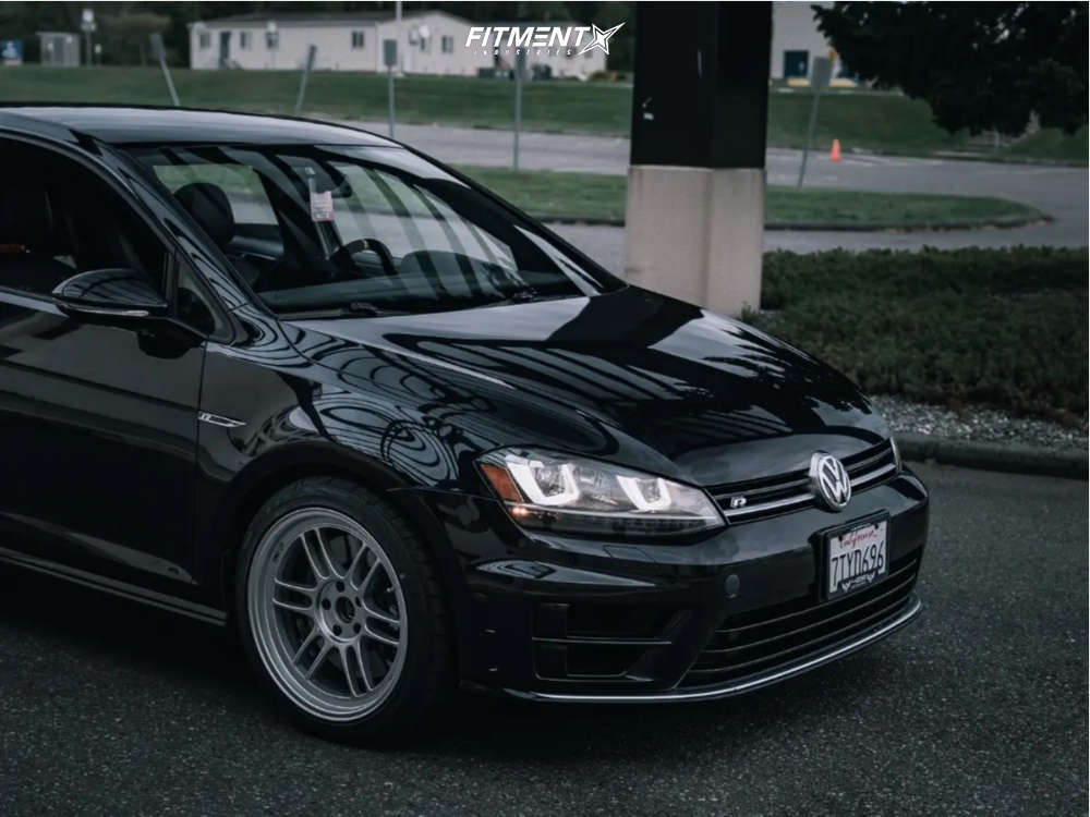 2016 Volkswagen Golf R Base with 18x9 Enkei Rpf1 and Nitto 235x40 on ...