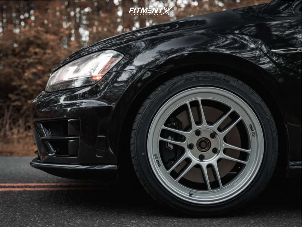 2016 Volkswagen Golf R Base with 18x9 Enkei Rpf1 and Nitto 235x40 on ...