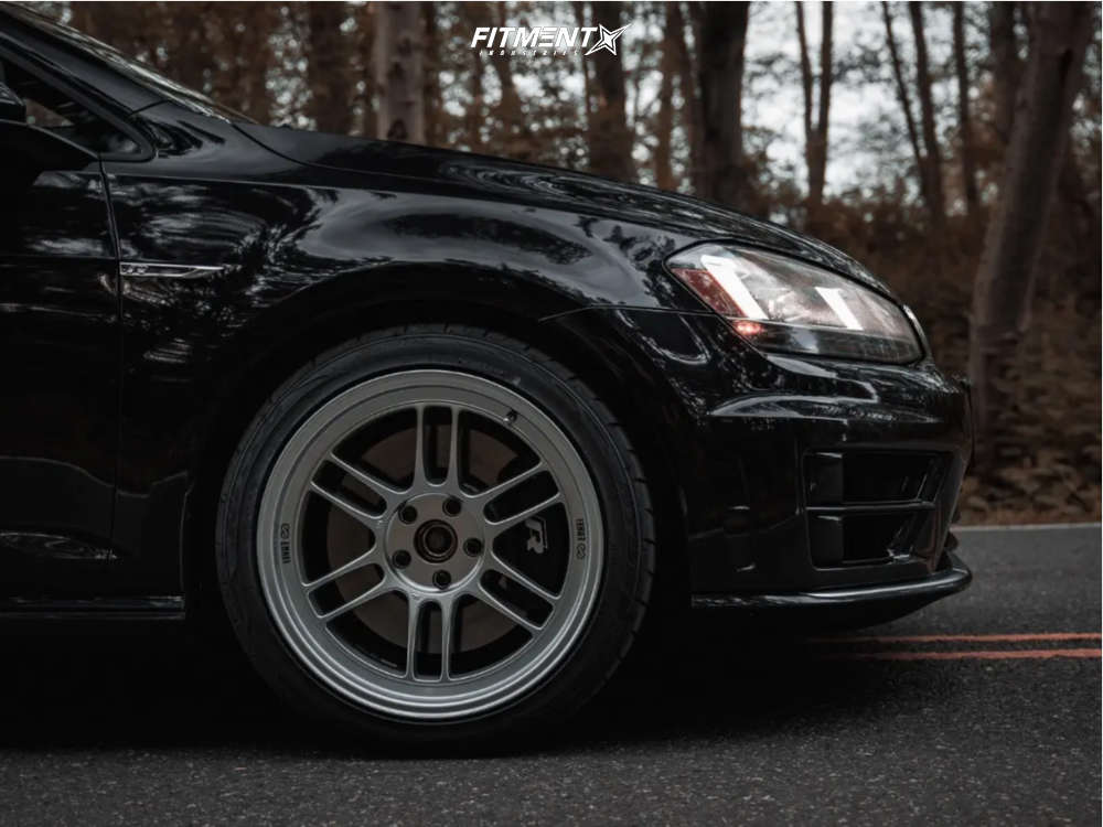 2016 Volkswagen Golf R Base with 18x9 Enkei Rpf1 and Nitto 235x40 on ...