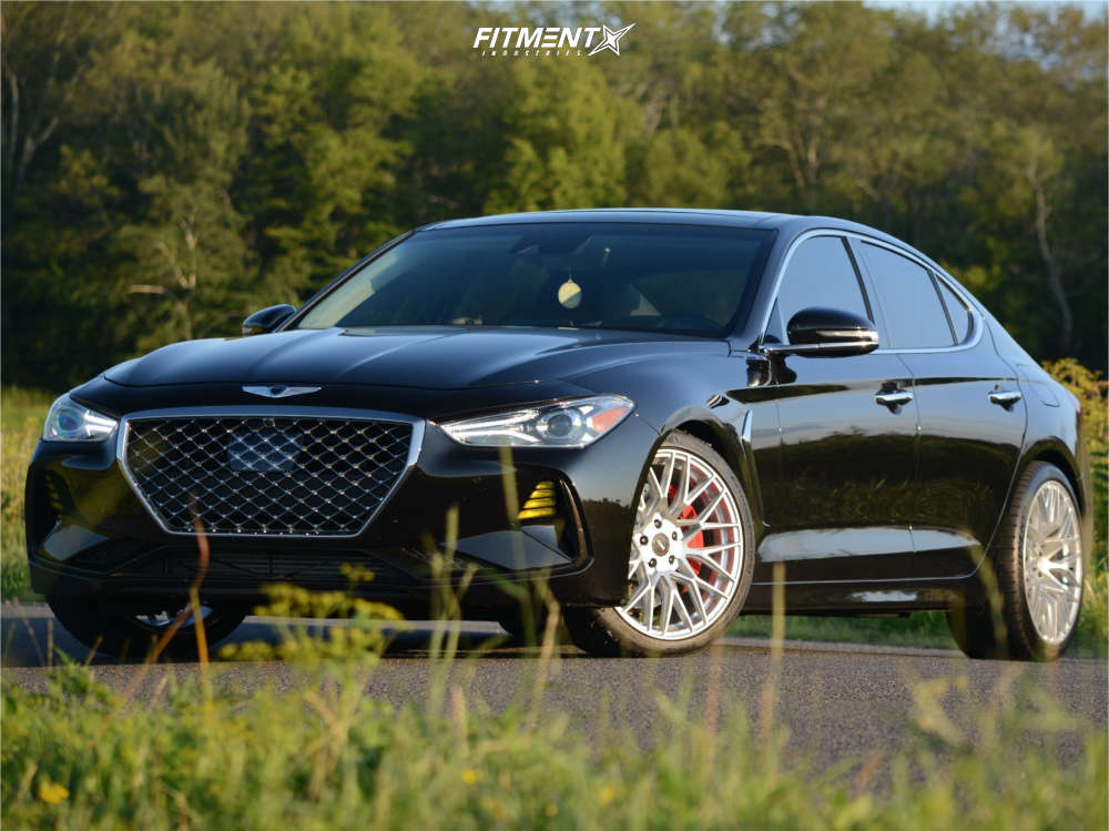 2019 Genesis G70 Dynamic with 19x8.5 Momo Catania and Continental ...