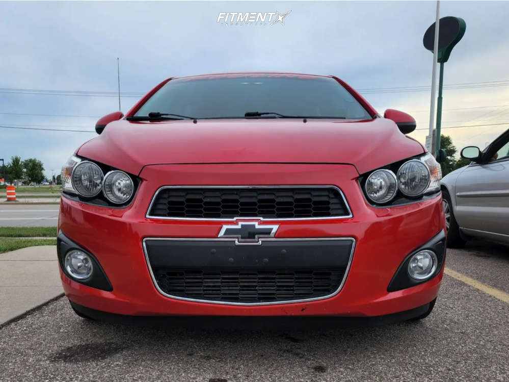 2015 Chevrolet Sonic LTZ with 18x7.5 Enkei Ev5 and Nitto 225x40 on ...
