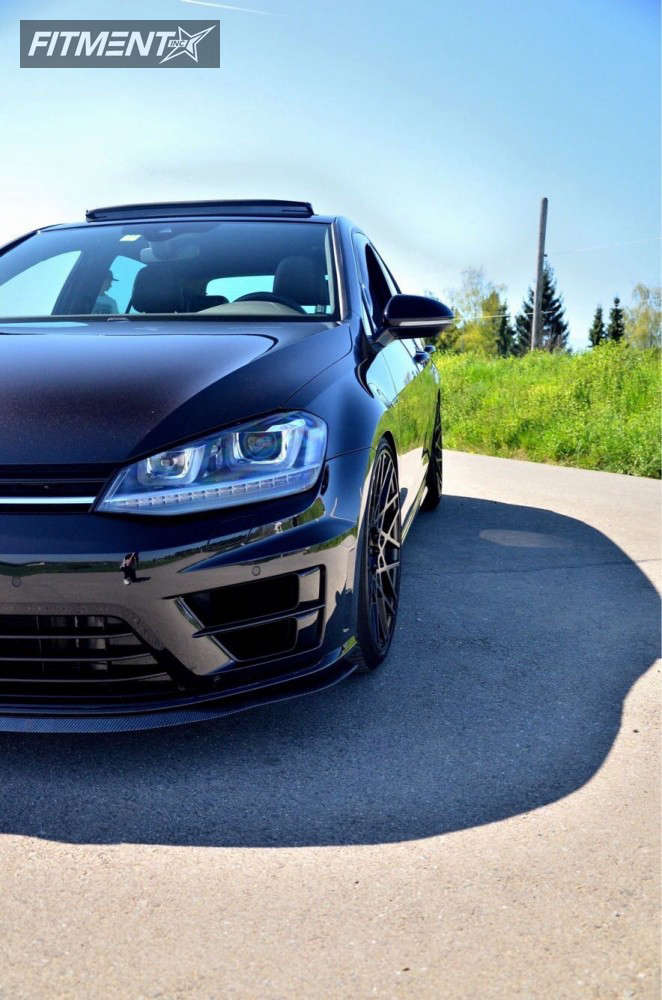 2016 Volkswagen Golf Base with 19x8.5 Rotiform Blq and Continental ...