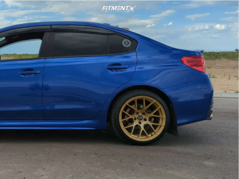 2020 Subaru WRX Base with 18x9.5 Enkei Raijin and Continental 245x35 on ...