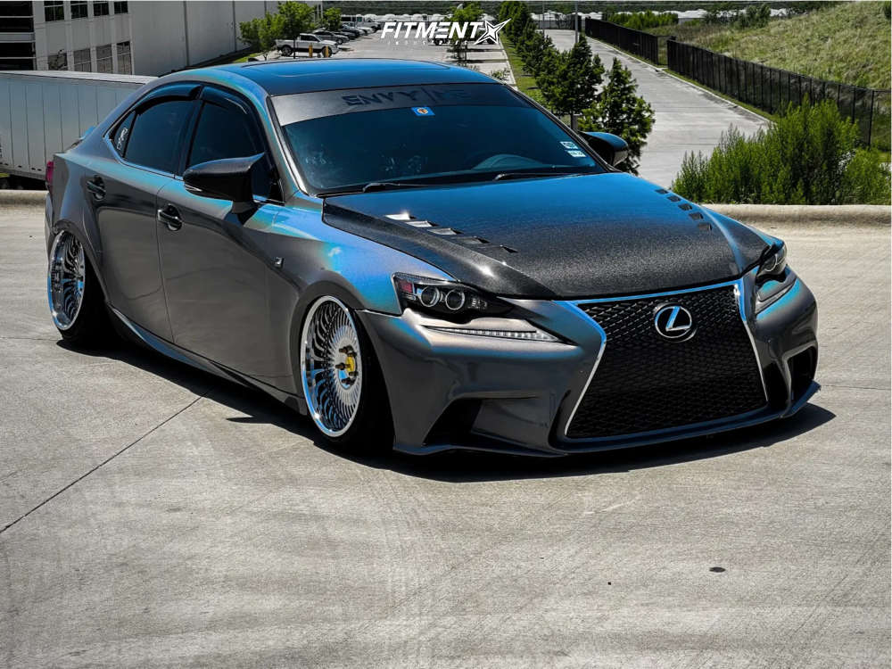 2015 Lexus IS250 F Sport with 18x10.5 GMR Sf-8 and Landsail 225x35 on ...