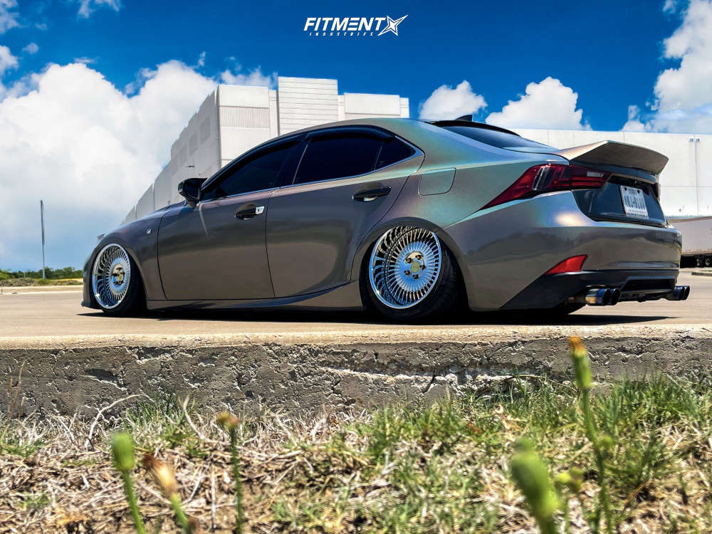 2015 Lexus IS250 F Sport with 18x10.5 GMR Sf-8 and Landsail 225x35 on ...
