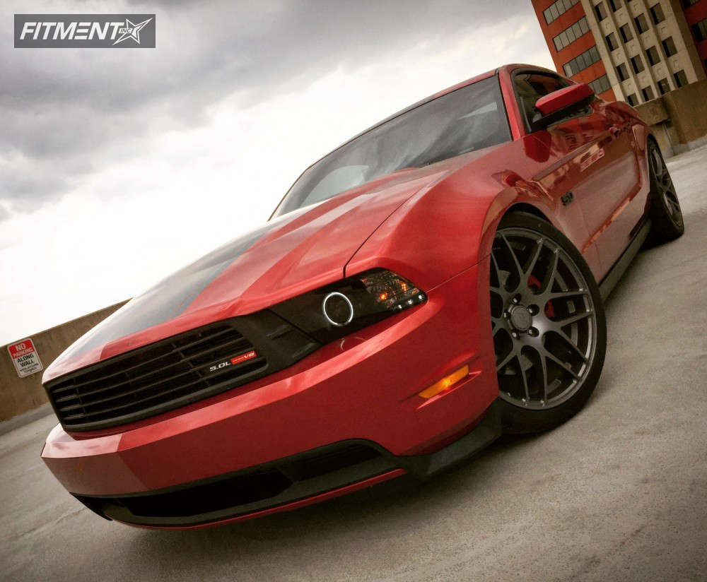 2012 Ford Mustang GT with 20x8.5 American Muscle AMR and Mickey ...