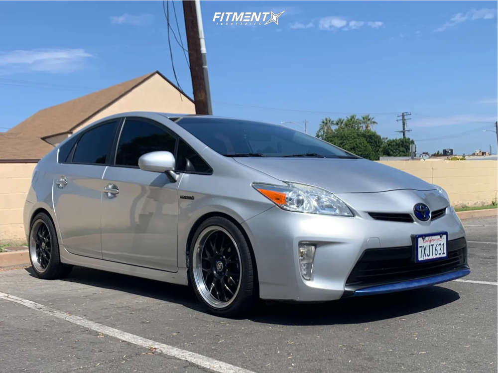 2015 Toyota Prius Two with 18x8.5 ASA Ar1 and Sentury 225x40 on ...