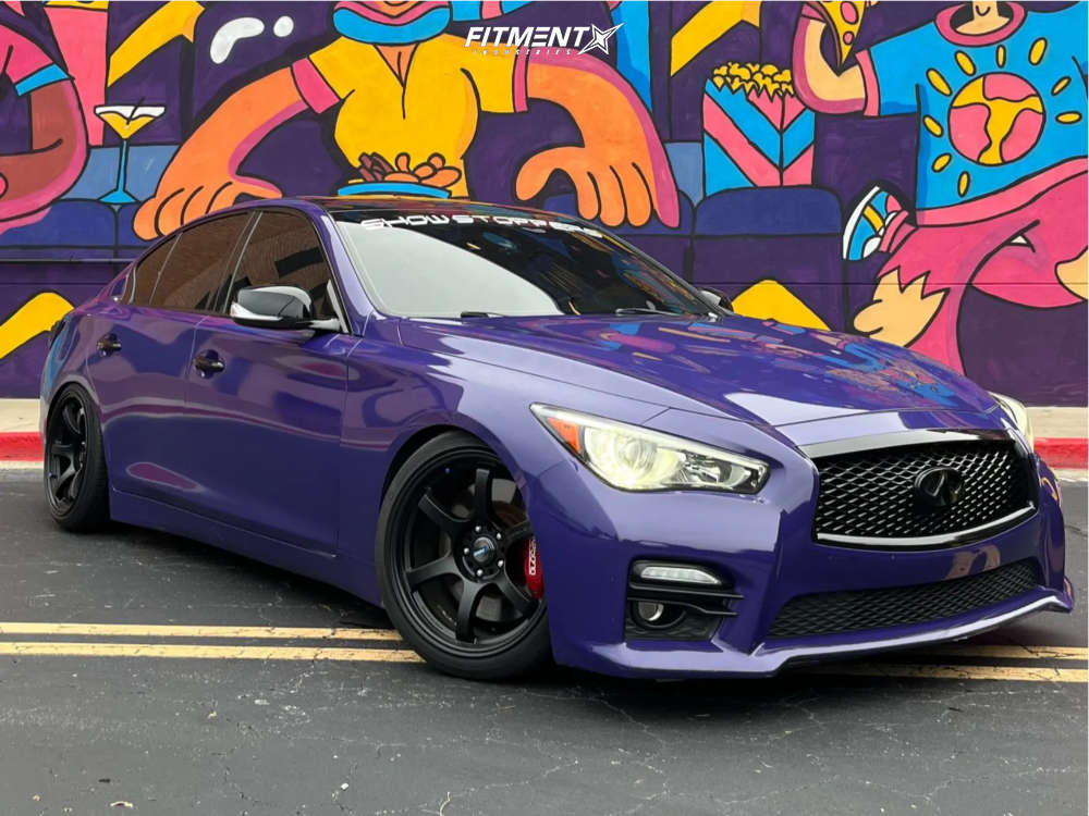 2015 INFINITI Q50 Sport with 18x9.5 Gram Lights 57dr and Continental ...
