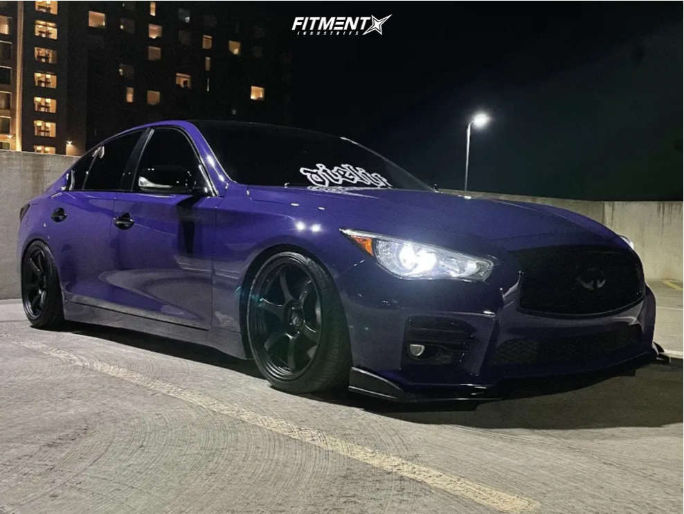 2015 INFINITI Q50 Sport with 18x9.5 Gram Lights 57dr and Continental ...
