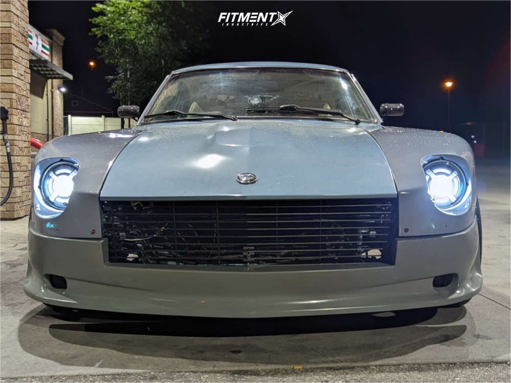 1974 Nissan 260Z 2 2 with 17x9.5 Work Vs Xx and Falken 235x40 on ...