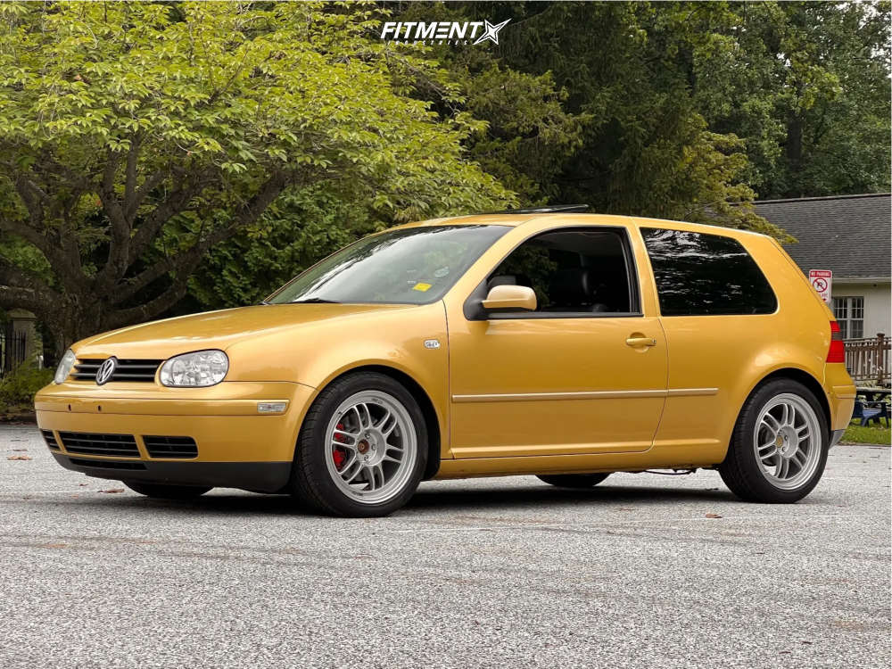 2000 Volkswagen Golf GTI GLX with 17x8 Enkei Rpf1 and Vercelli 245x45 ...