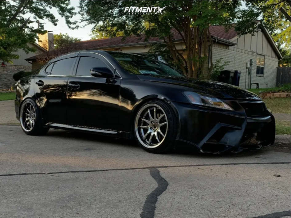 2009 Lexus IS250 Base with 18x9.5 Aodhan Ds02 and Toyo Tires 225x40 on ...