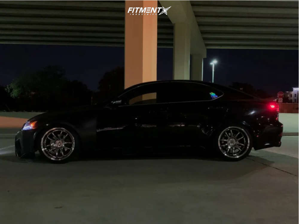 2009 Lexus IS250 Base with 18x9.5 Aodhan Ds02 and Toyo Tires 225x40 on ...