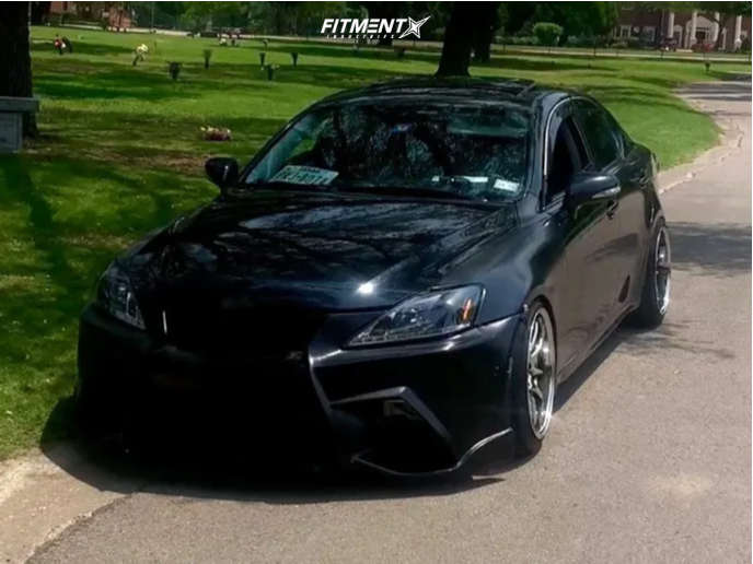 2009 Lexus IS250 Base with 18x9.5 Aodhan Ds02 and Toyo Tires 225x40 on ...