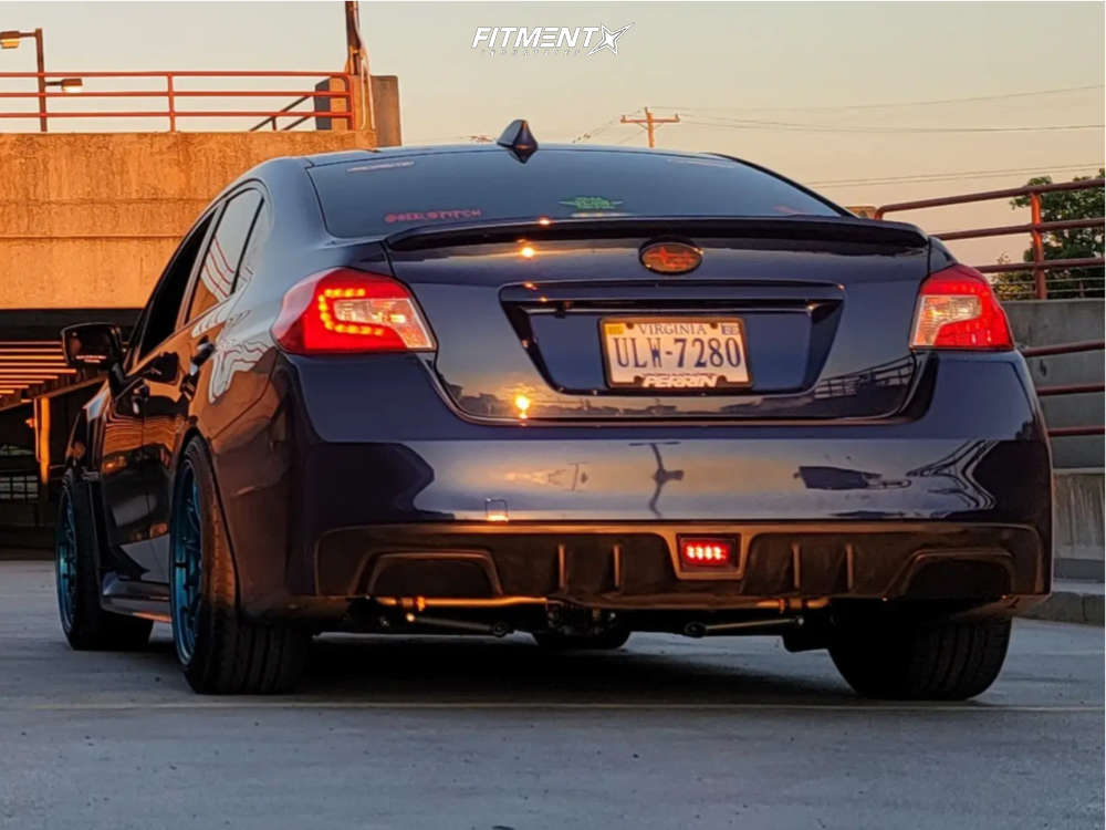 2020 Subaru WRX Sport-tech with 18x9.5 Enkei Nt03m and Dunlop 245x40 on ...