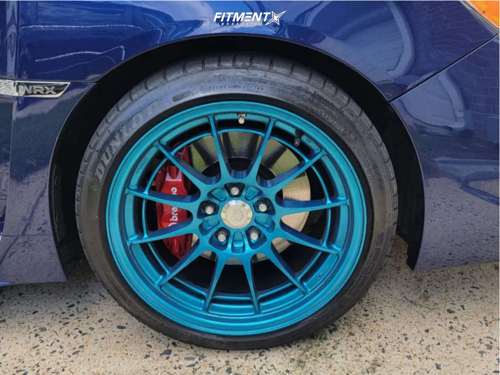 2020 Subaru WRX Sport-tech with 18x9.5 Enkei Nt03m and Dunlop 245x40 on ...