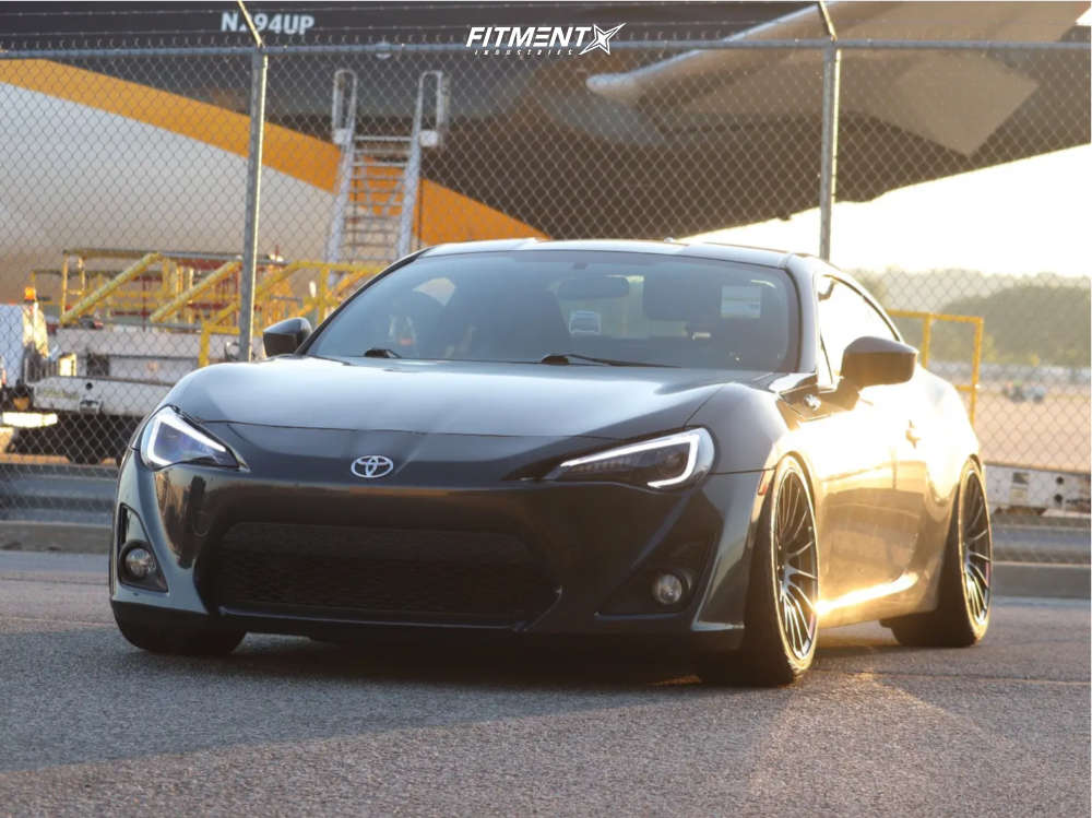 2015 Scion FR-S Base with 18x9.5 Enkei Rs05-rr and Federal 255x35 on Coilovers | 2321326 ...
