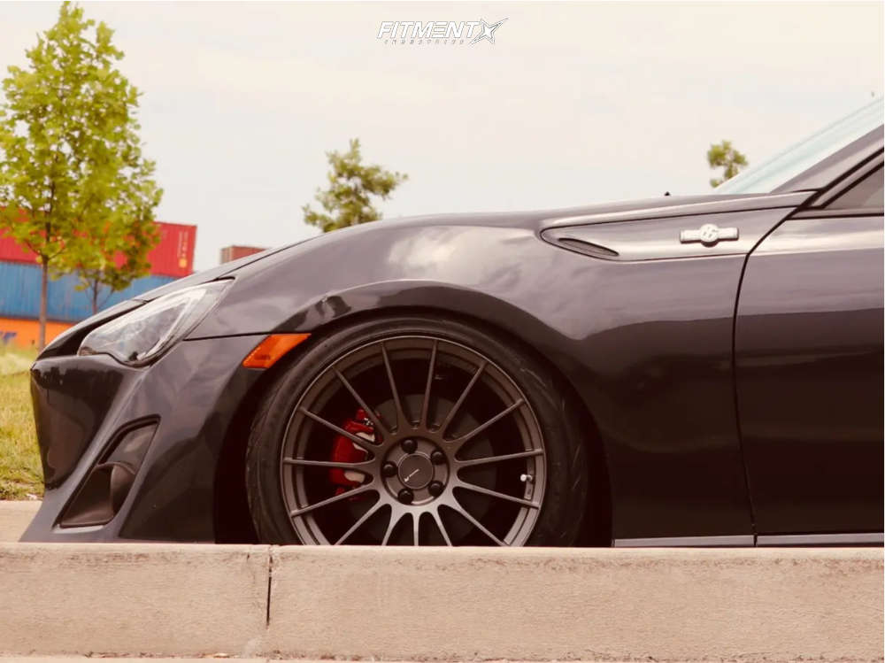 2015 Scion FR-S Base with 18x9.5 Enkei Rs05-rr and Federal 255x35 on Coilovers | 2321326 ...