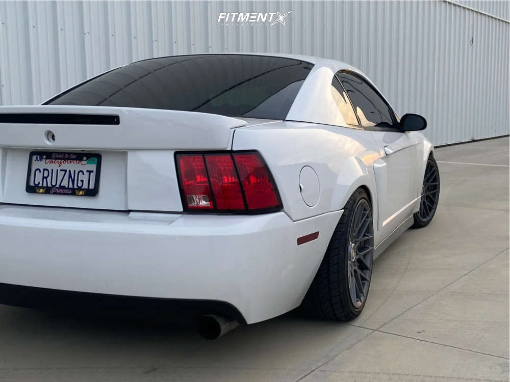2002 Ford Mustang GT with 18x9.5 Rotiform Rse and Vercelli 255x35 on ...