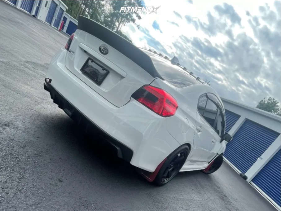 2016 Subaru WRX Premium with 18x8.5 AVID1 Av6 and Delinte 245x40 on ...