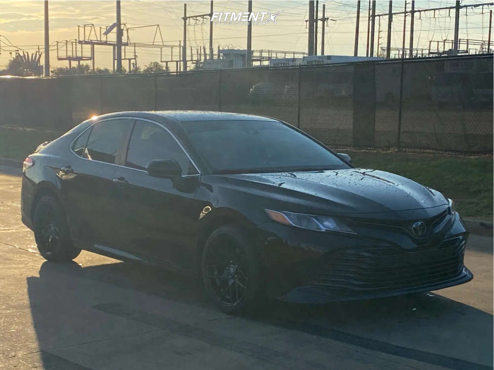 2020 Toyota Camry LE with 18x9 Curva C7 and Vercelli 245x40 on Stock ...
