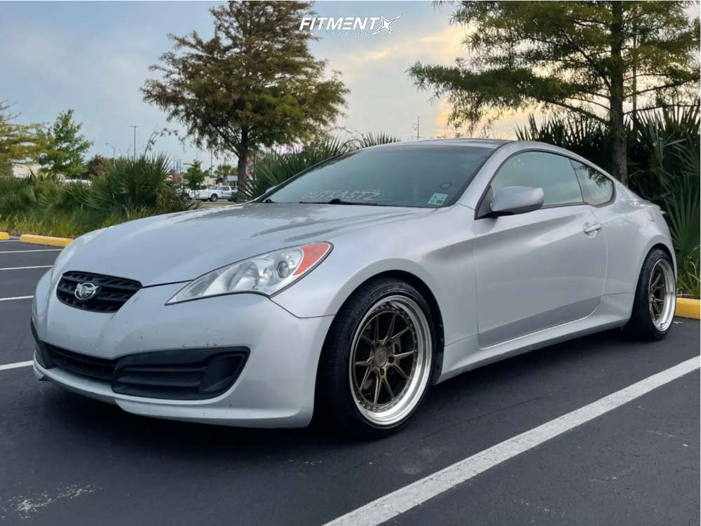 2012 Hyundai Genesis Coupe 2.0T with 18x9.5 Aodhan Ds08 and Vercelli ...